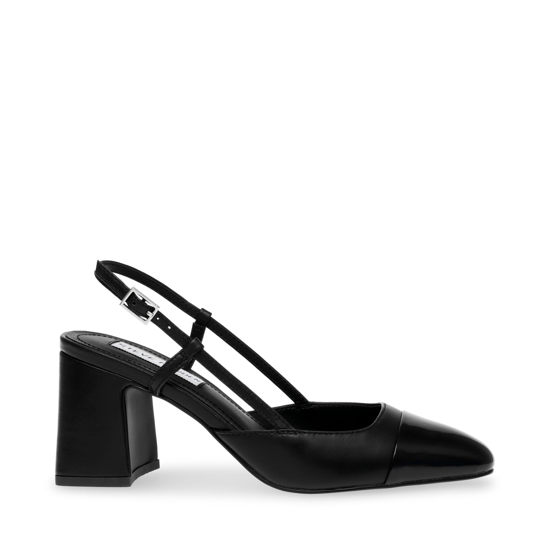 Zeina Pump BLACK LEATHER – Steve Madden UK